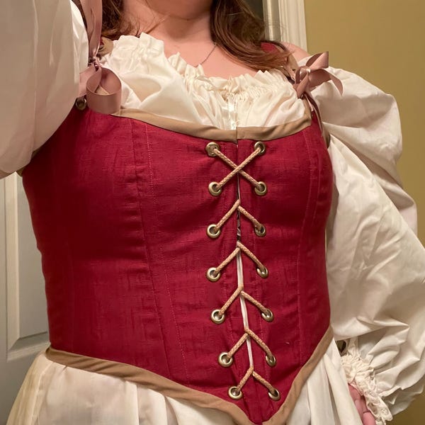 Renaissance Corset Bodice Sewing Pattern/ Cottagecore | 11 SIZES | Pdf ...