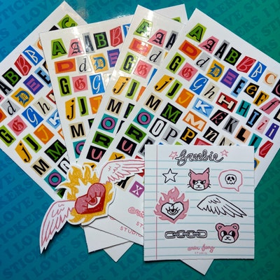 Angry Emo Cat Sticker Holographic Cat Sticker, Waterproof, Cute Cat ...