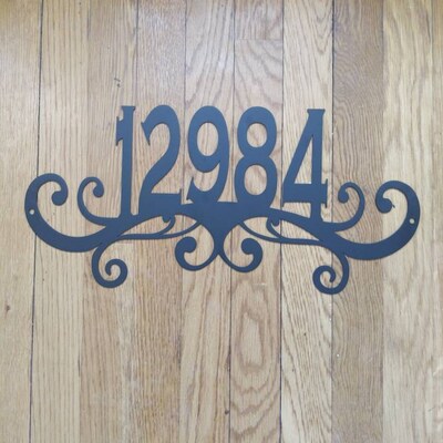 Decorative Custom House Address Sign - Etsy