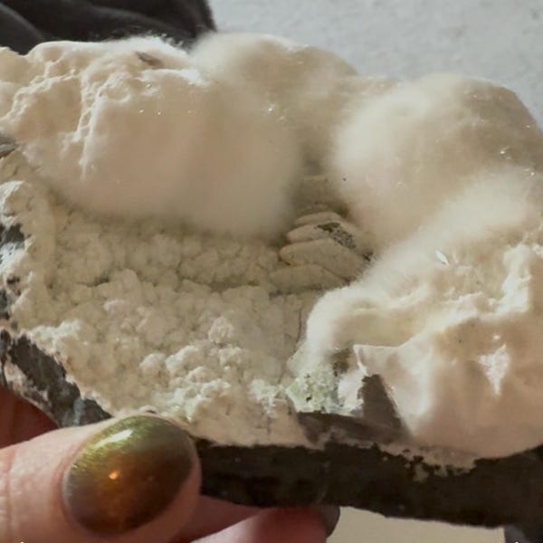 Stunning Indigo Blue Violet Phantom Fluorite, Sugar Druzy Calcite ...
