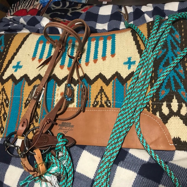 Custom Mecate Rein, Mecate Reins, Yacht Rope Mecate, Mecate Set, Horse ...