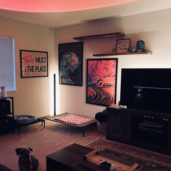 The Space Cowboy Retro Futurism Vintage Western Cosmic Sci-fi Art ...