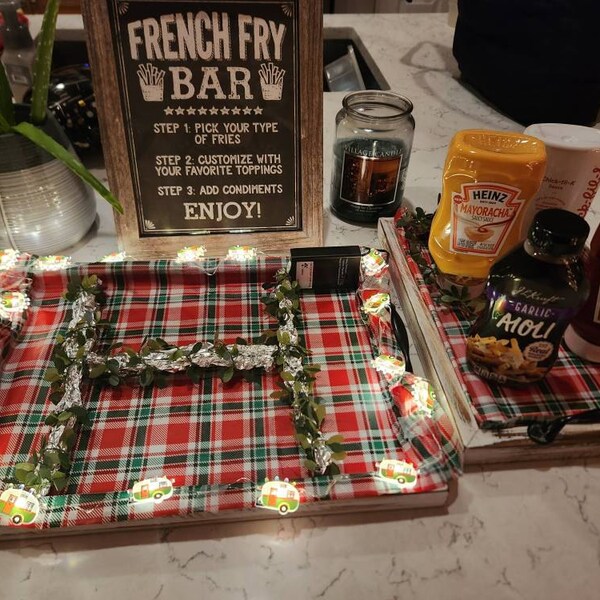 Instant 'FRENCH FRY Bar' Steps Build Your Own Printable French Fry ...