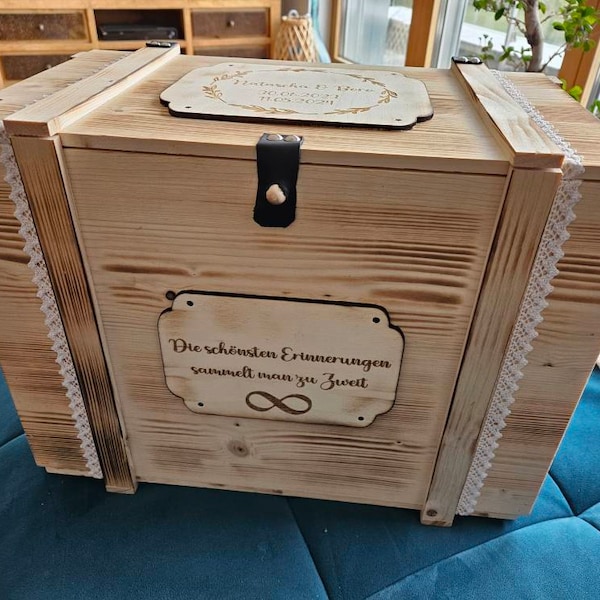 Large Storage Box / Wooden Memory Box / Storage Box / Memory Box ...