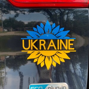 Ukraine Sticker Ukraine Decal Stand With Ukraine Support - Etsy