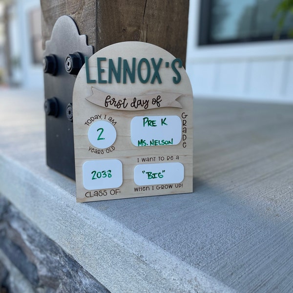 Large First/last Day of School Sign, Back to School Sign - Etsy