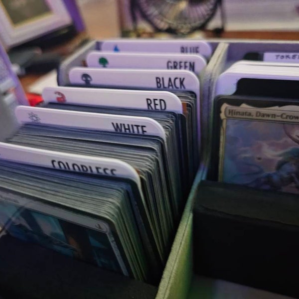 Sort MTG by Color Combinations | Trading Card Dividers W/ FREE Labels ...