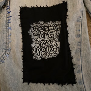 Germs Are Your Pals PATCH Super Punk Mega Crusty Kinda Gross - Etsy