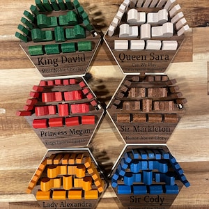 Personalized Game Piece Holders for Popular Game Board - Etsy