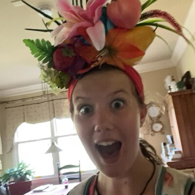 Black Carmen Miranda Fruit Hat Tropical Fruits Turban Tutti Frutty Hat ...