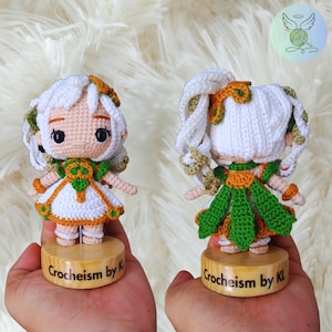 Crochet PDF Pattern: hu Tao & Boo Tao Chibi Amigurumi - Etsy