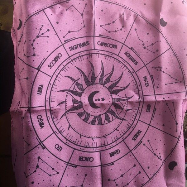 Pink Tarot Cloth for Spread - Etsy