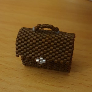 Beading Patterns for Decorative Box, Peyote Bead Pattern Small Box ...