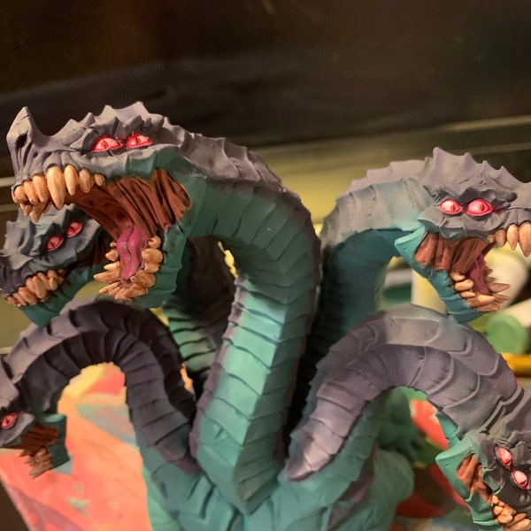 Hydra - Dnd Monster - Reptile Dragon Beast - 28mm | 32mm - 3d Printed ...