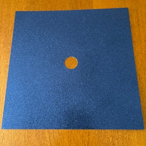 Black Glitter CARDSTOCK for Grad Cap BLANK Template Black Glitter Grad ...