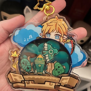 LOZ Legend of Zelda link Up& Link Downcharm Chain - Etsy