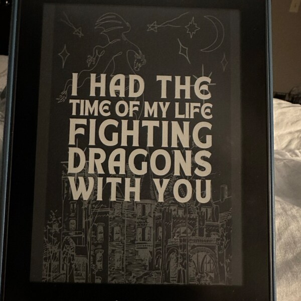 To the Stars Who Listen - ACOTAR Quote, Kindle Lock Screen, Kindle ...