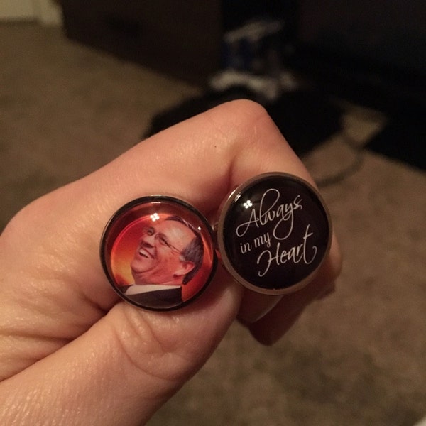 Memorial Photo Cuff Links - Always in My Heart Picture Wedding ...