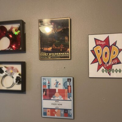 Tangled Map Poster Vintage Disney Movie Poster Classic Disney World ...