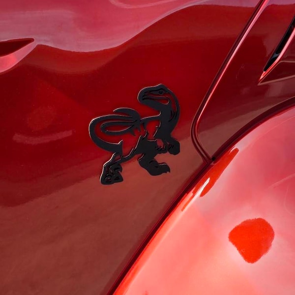 New T-rex Head Emblem Fender Badge With Red Eyes - Etsy