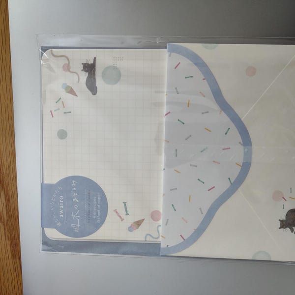 Sweetheart 4 Envelopes Letter Set Cute Japanese Lettering Mail ...