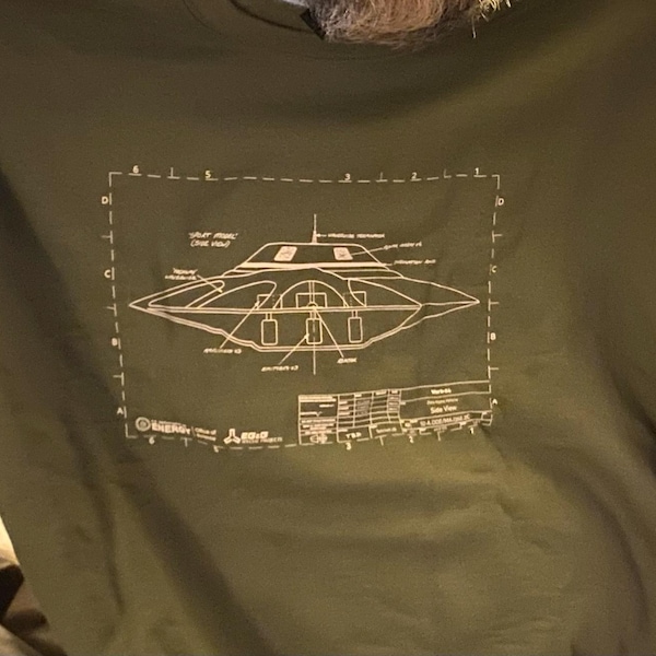 Bob Lazar Sport Model UFO Schematic 7" X 5" Print (unframed) Matte ...