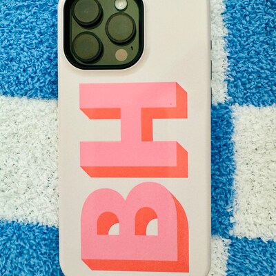 Corner Initials iPhone Case Custom Monogram iPhone 14 Pro Case iPhone ...