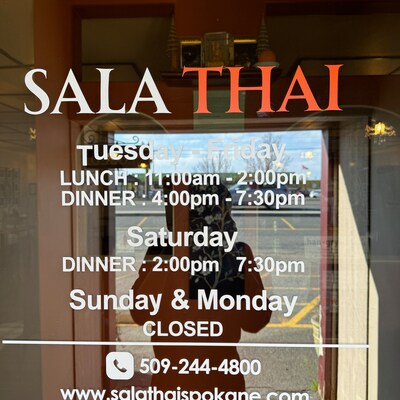 BEST SELLER Custom Business Decal Your Company Name or Logo Storefront ...