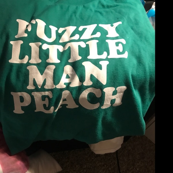 Fuzzy Little Man Peach - Unisex T-shirt - Etsy
