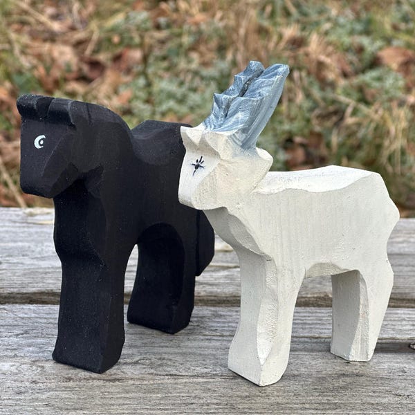 Whale, Sea Animals, Woodcarving, Wooden Animals for Waldorf Education ...