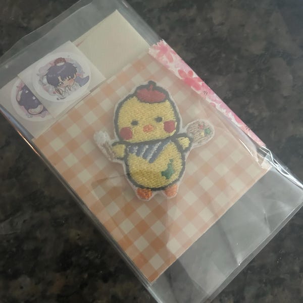 Nijisanji EN Luca Kaneshiro Augustus: Fan Mascot 2.5inch Iron-on Patch ...