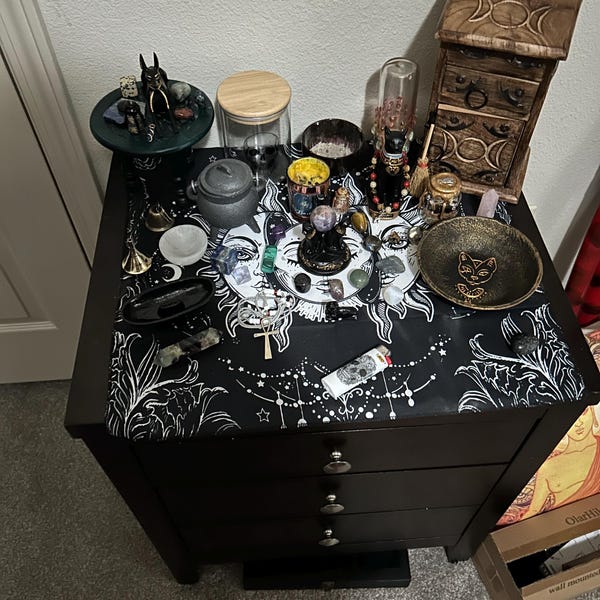 Azazel Sigil Offering Bowl Demon Goetia Plate Ritual Altar Witchcraft ...