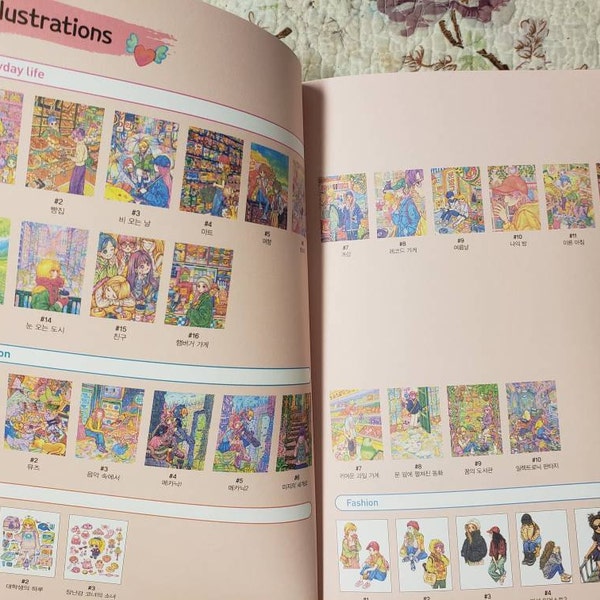 New : Daily Girls Colouring Book by Rowon Korean Colouring Book - Etsy