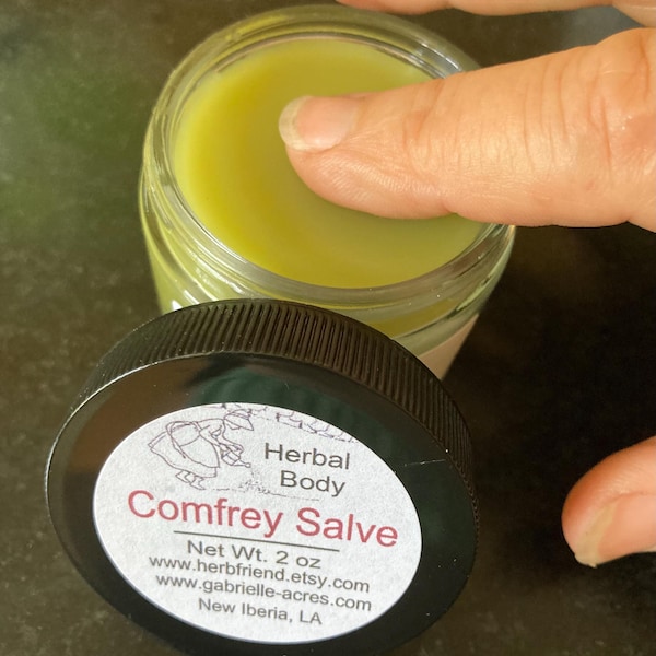 Comfrey Salve - Organically Grown Comfrey - Organic Ingredients ...