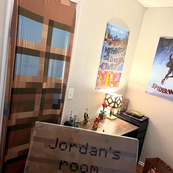 Minecraft Inspired Gift Minecraft Sign Minecraft Birthday Gift ...