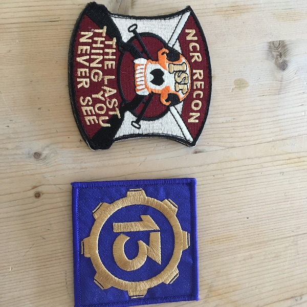 Vault 13 Fallout Style Patch Cosplay 3.5"x3.5" Inches Square Hook and ...