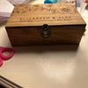 Custom Memory Keepsake Wooden Love Box With Personalization - Wedding ...