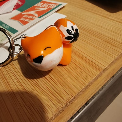 Fox Keychain Fimo, Polymer Clay - Etsy