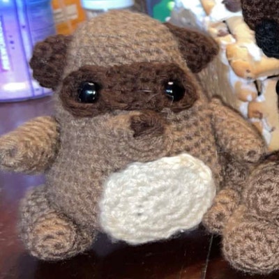 Tanuki Amigurumi Crochet Pattern Tutorial Kawaii Toy Plush Chart ...