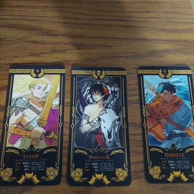Percy Jackson Mythomagic Cards and Charms - Etsy