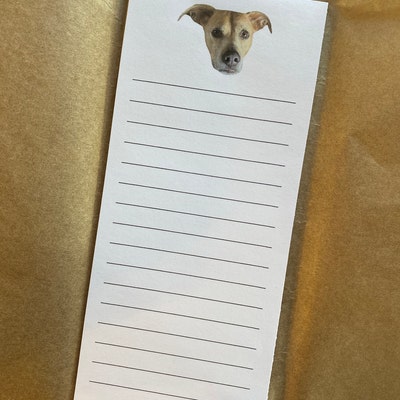 Custom Dog Notepad, Personalized Dog Notepad, Custom Pet Notepad ...