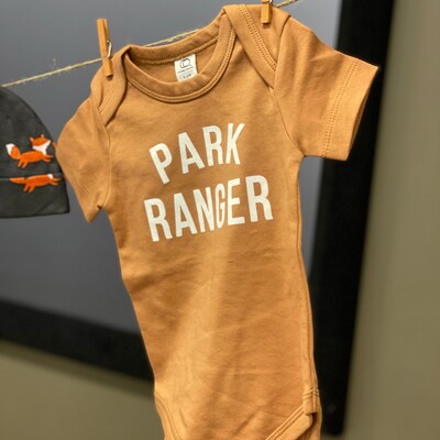 Park Ranger Organic Baby Bodysuit Modern GOTS Certified Baby Outfit ...
