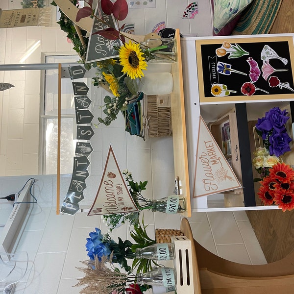 Flower Shop Dramatic Play, Pretend Play, Classroom Dramatic Play, Home ...