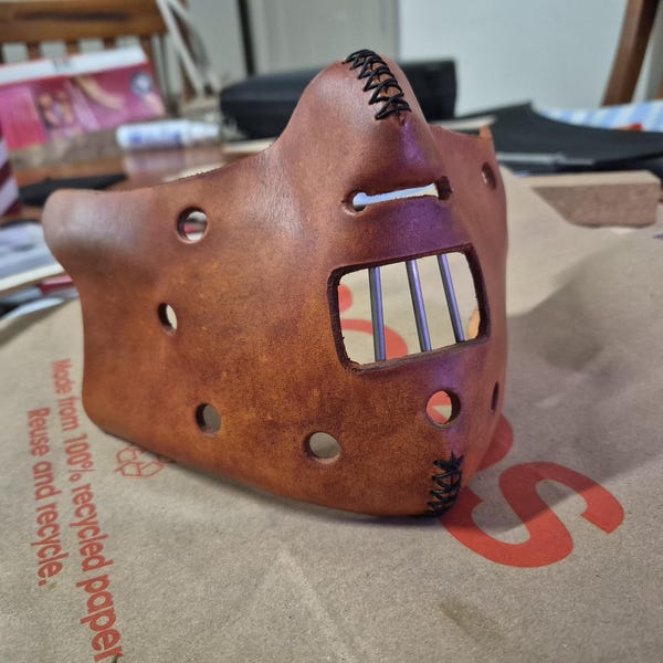 Hannibal the Cannibal Leather Mask Pattern - Etsy