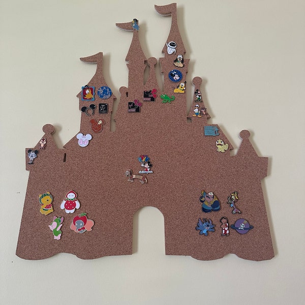 Disney Castle Pin Board, Disney Cork Board, Disney Gifts, Disney ...
