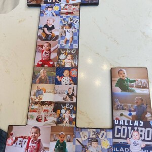 Custom Photo Collage Letter and Custom Photo Collage Frame for | Etsy