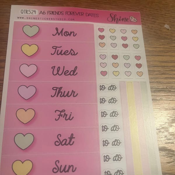 Pink Gingham to Do Post-it® Notes Repositionable Self Stick Notes, Cute ...