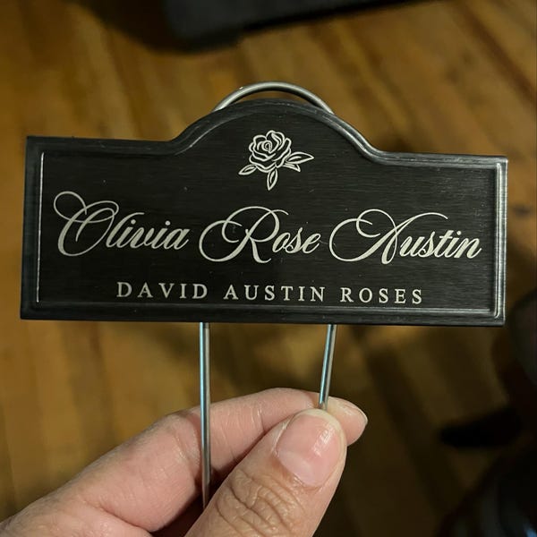 Custom Engraved Acrylic Tree Plaque | Personalized Garden Sign ...