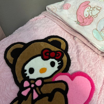 Custom 3D Puffy Hello Kitty Bear Tufting Rug Handmade - Etsy