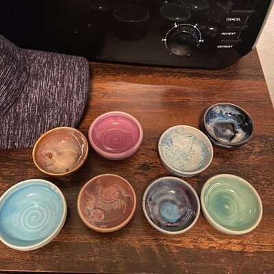 Ring Dish // Extra Small Condiment Bowls // Handmade Tiny Bowls - Etsy